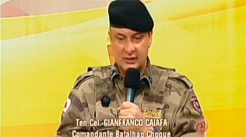 Vídeo: Gianfranco Caiafa, comandante do Choque da PM, fala sobre ...