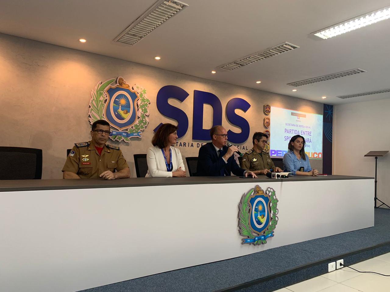 SDS afirma que garantirá segurança em Sport x Ceará e contesta ofício ...
